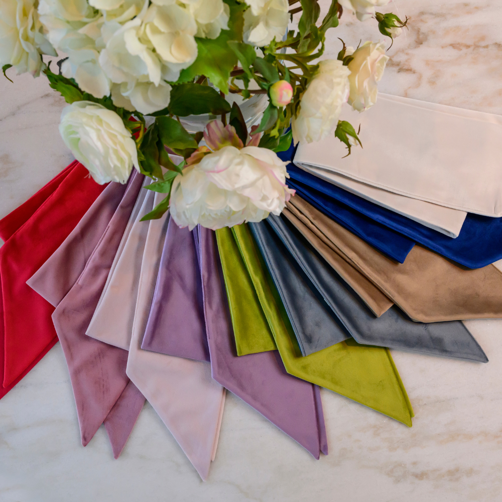 Velvet Bow Wreath Sash – Bluebird & Company Crozet
