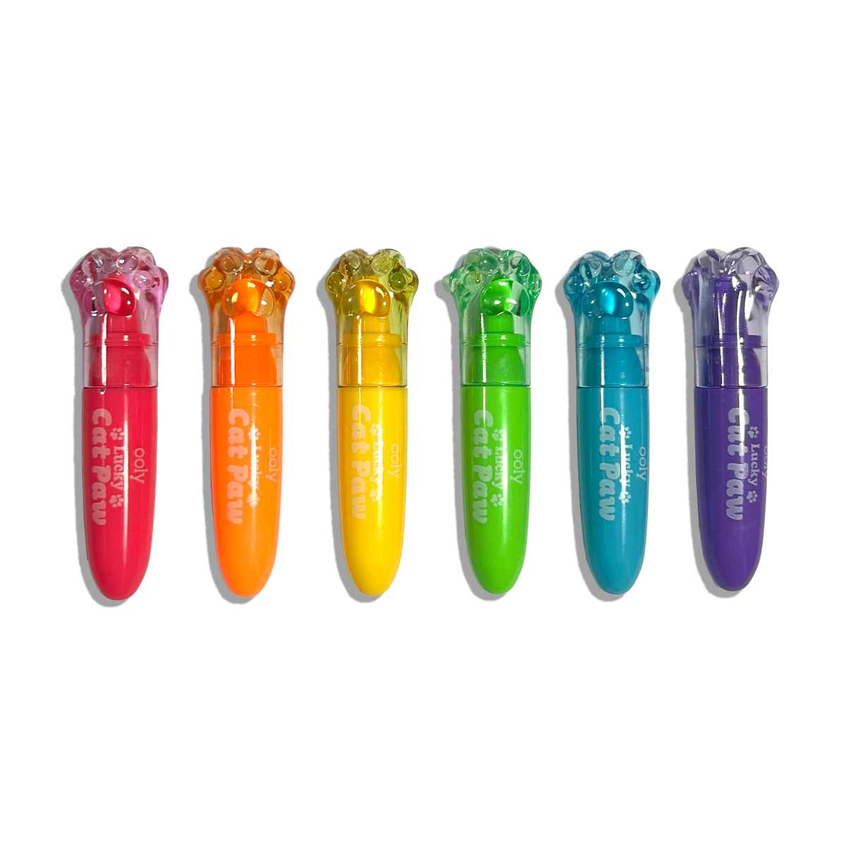 Lucky Cat Paw: Neon Highlighters - Berry Scent (Set of 6) – Bluebird ...