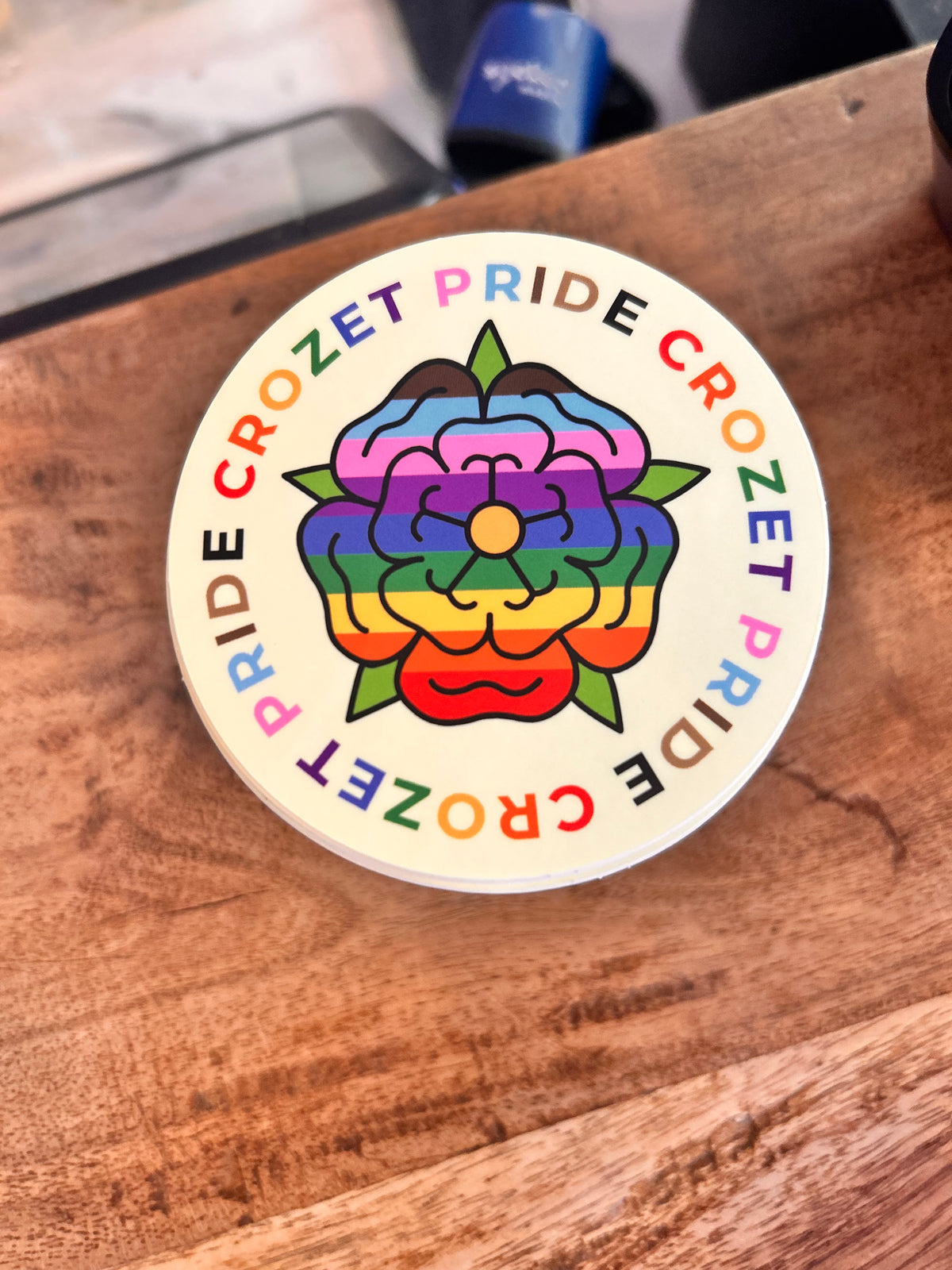 Crozet Pride Stickers – Bluebird & Company Crozet